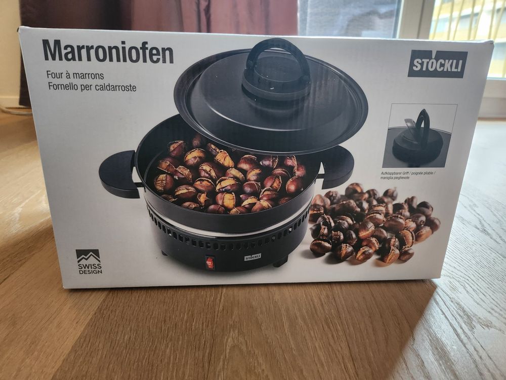 stöckli marroniofen mit grill- und crêpeplatte (Neu und ...