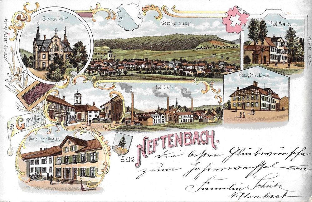 Karte Neftenbach 1903 (Gebraucht) in Zürich für CHF 30 – mit Lieferung ...