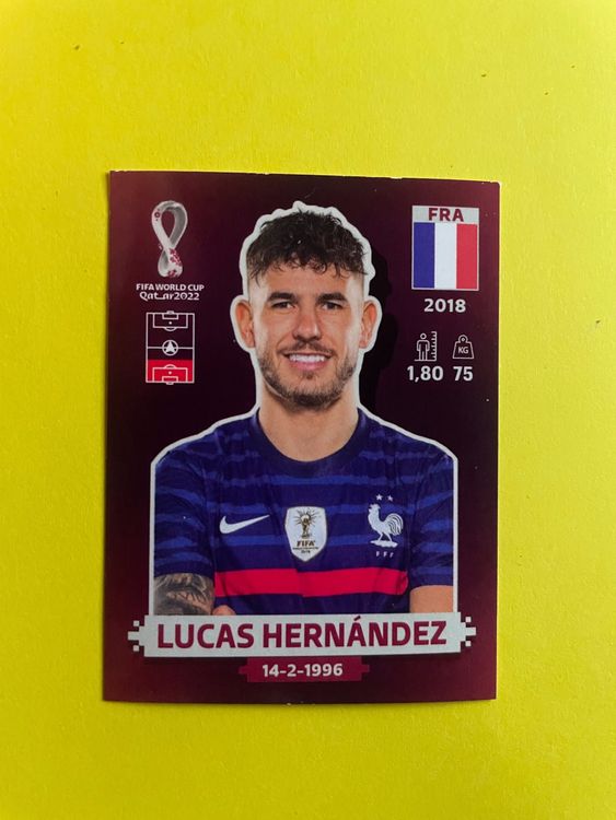 FRA 5 Panini WM 2022 LUCAS HERNANDEZ | Kaufen auf Ricardo