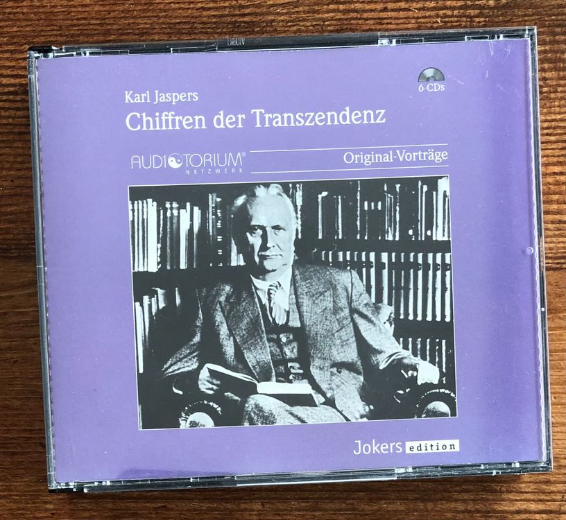 Karl Jaspers – Chiffren Der Transzendenz 6CDBox (Gebraucht) in Luzern ...
