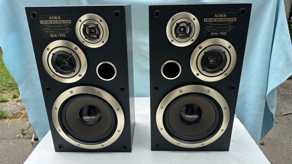 AIWA CX-77 Turm inkl Plattenspieler und 4 Lautsprecher (Gebraucht) in ...