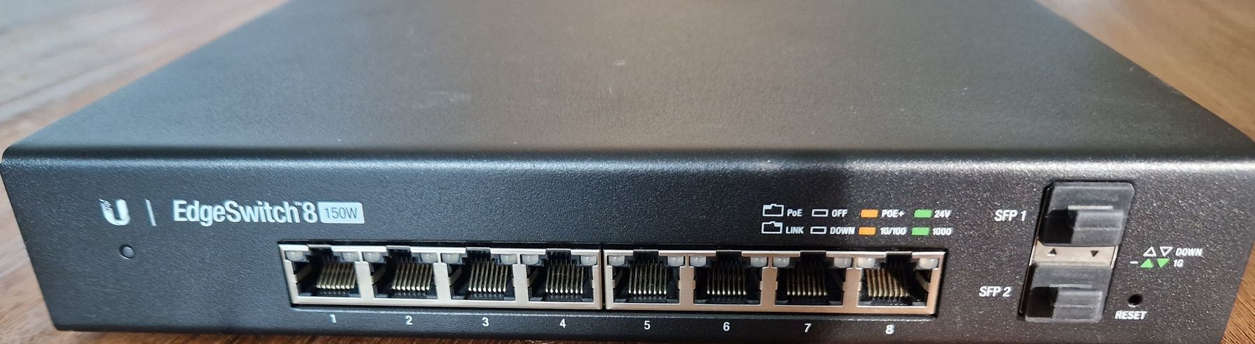 Ubiquiti EdgeSwitch 8 150W PoE (Gebraucht) in Ibach für CHF 15 – mit ...