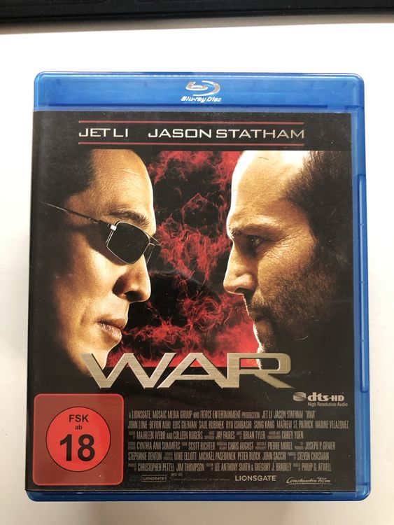 Action Blu-ray: WAR mit Jet Li / Jason Statham - FSK 18 (Gebraucht) in Stein AG für CHF 4.9 ...