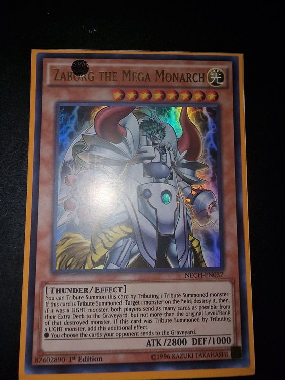 Yugioh Zaborg the mega monarch (Gebraucht) in Dietikon für CHF 2 – mit ...
