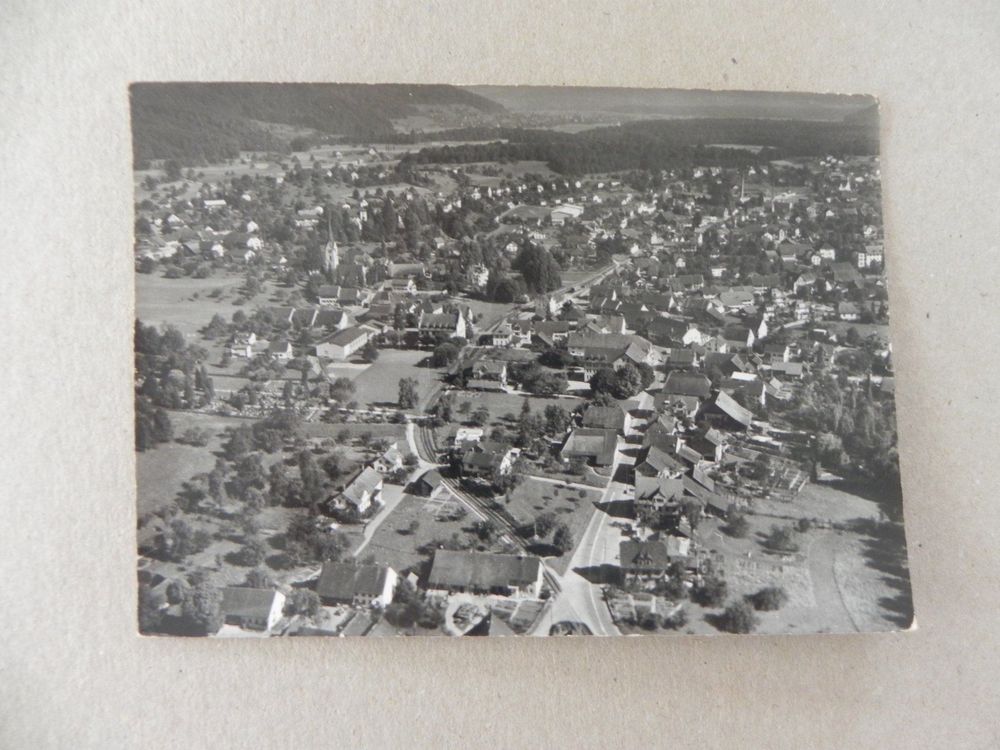 Karte Seon AG Aargau 1961 Flugansicht Flugaufnahme (Gebraucht) in ...
