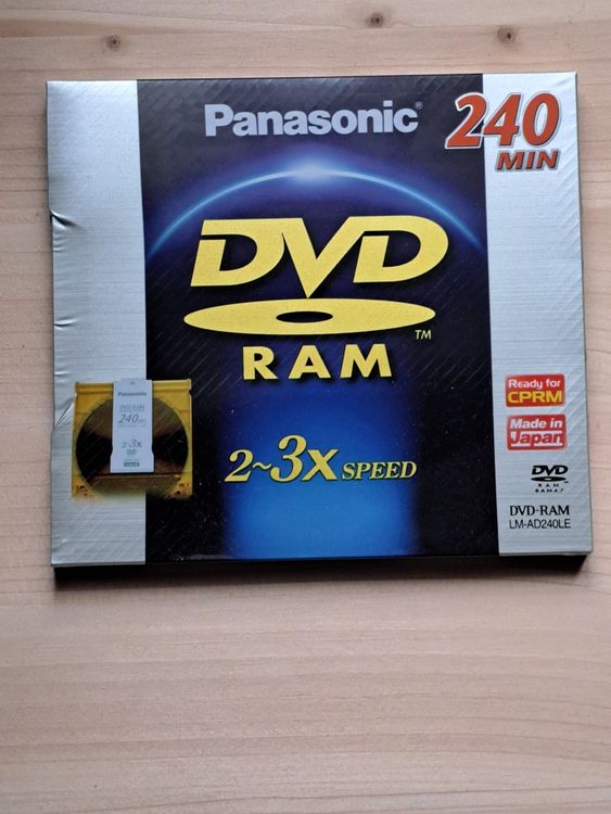 Originalverpackte Panasonic DVD-RAM LM-AD240LE 9.4GB Neu! (Neu und originalverpackt) in Spiez ...