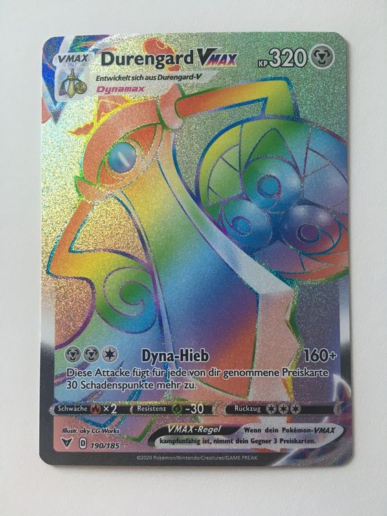 Pokemon Durengard Vmax Rainbow Farbenschock Deutsch | Kaufen auf Ricardo