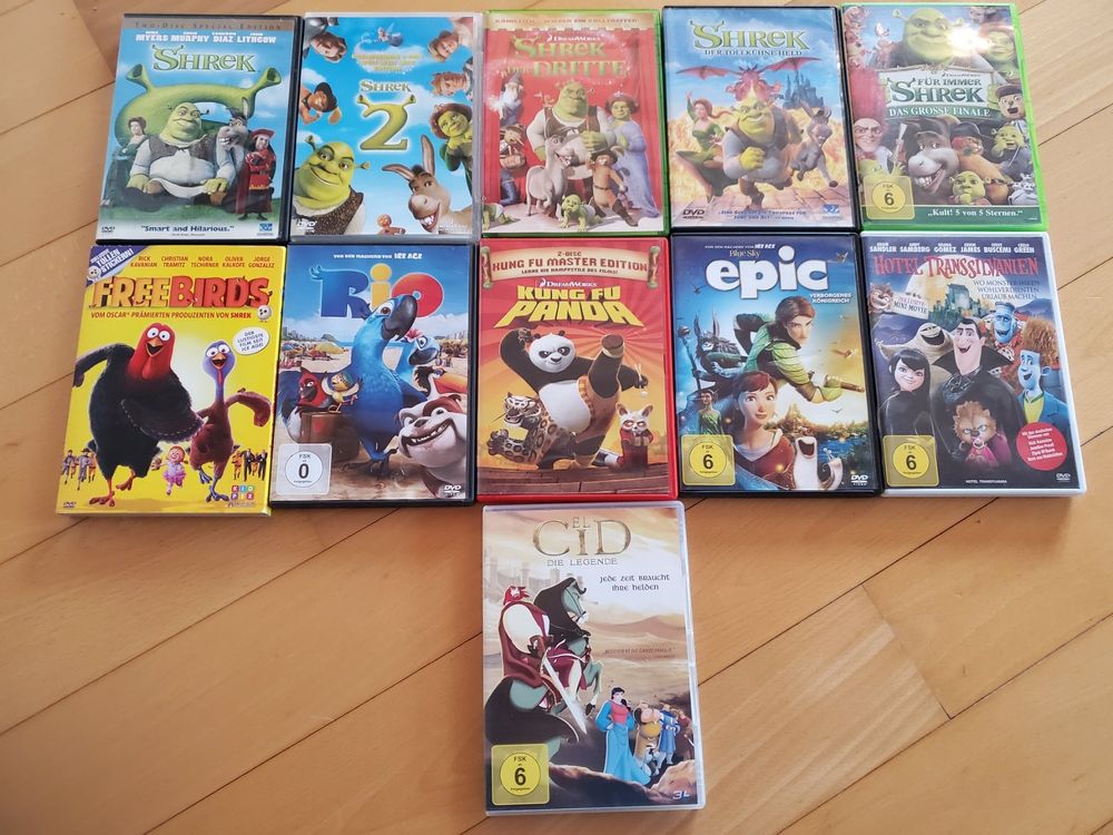 11 Kinder-DVDs /Animationsfilme | Kaufen auf Ricardo