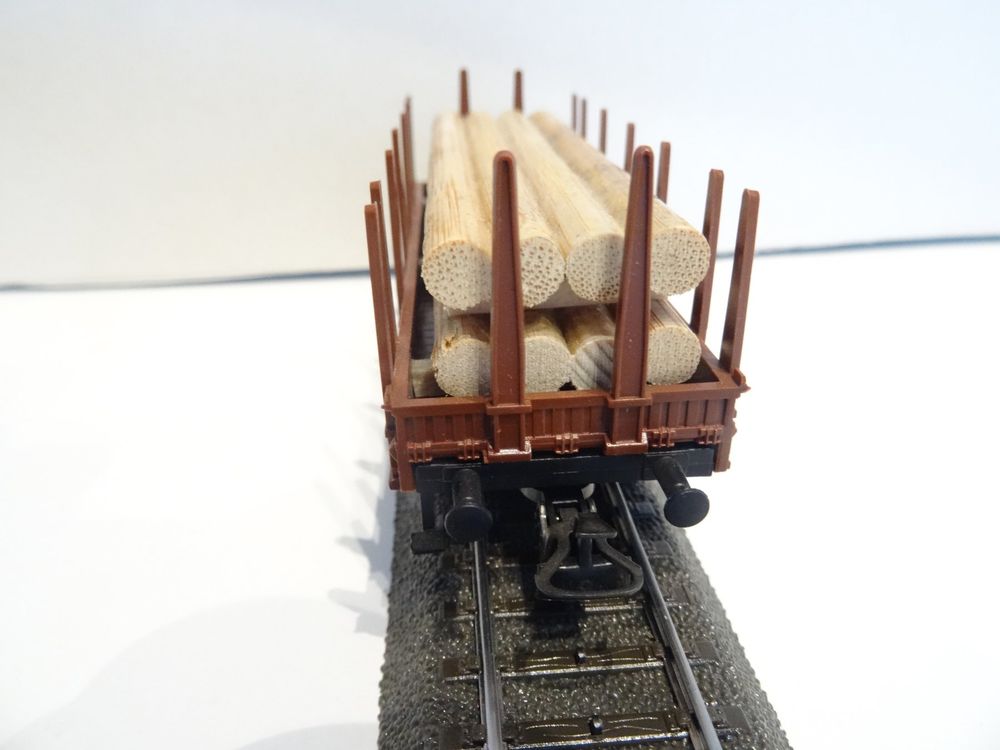 Märklin H0 4459 Runggenwagen mit Holzbeladen (Neu (gemäss Beschreibung ...