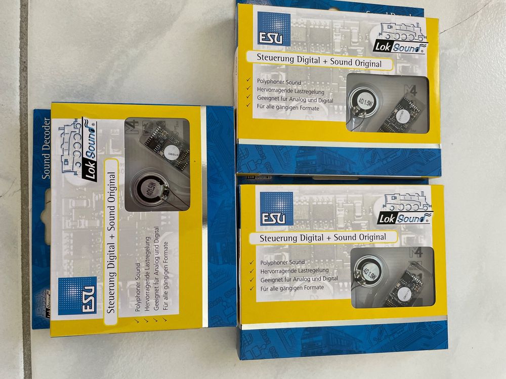 3x Esu loksound V4.0 3 M4 (Neu und originalverpackt) in Winterthur für ...