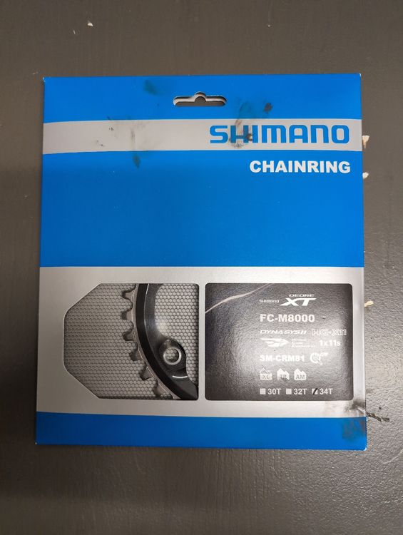 Shimano Deore XT Kettenblatt 34T (Neu und originalverpackt) in Zürich für CHF 8 – nur Abholung ...