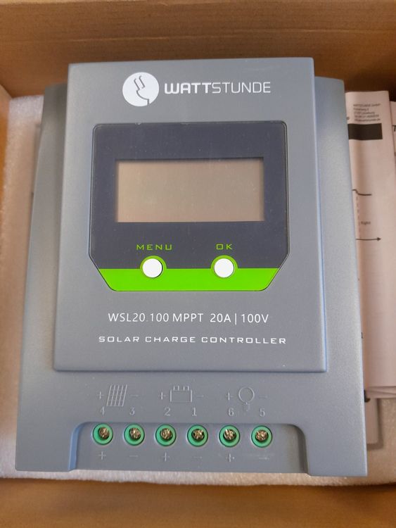 WATTSTUNDE® 20A 90V MPPT Solar Laderegler WSL20.100 MPPT (Neu und originalverpackt) in Oetwil an ...