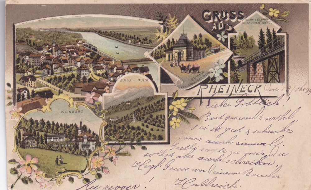 LITHO 1899 : Gruss aus RHEINECK (D7 | Kaufen auf Ricardo