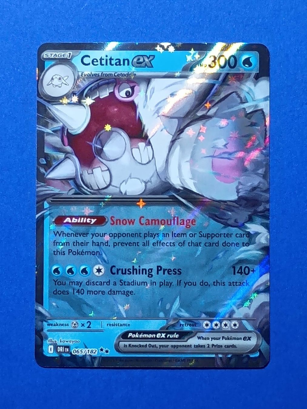 Pokemon TCG Destined Rivals Team Rocket Cetitan ex 065 🇬🇧 (Neuf (Voir ...
