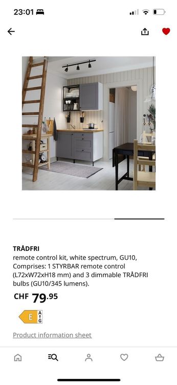 IKEA remote control kit with lamps TRÅDFRI (Neu und originalverpackt ...