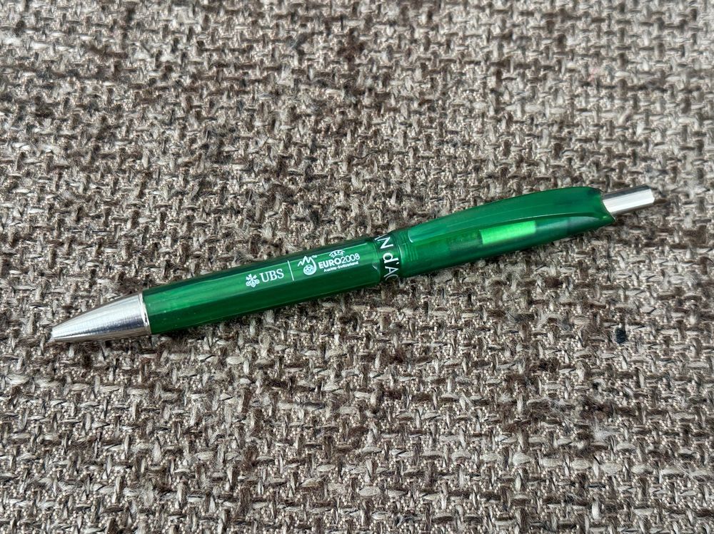 Vintage Kugelschreiber CARAN D‘ ACHE „UBS-UEFA EURO 2008“ (Gebraucht ...