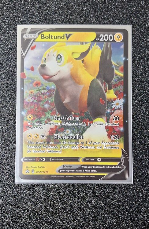 Boltund V – Pokémon Karte (SWSH219) – Holo (Gebraucht) in Naters für ...