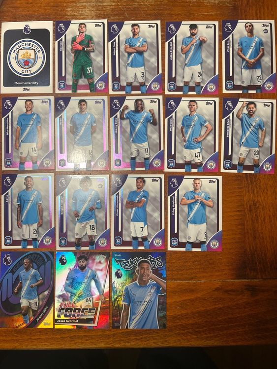 Topps Premier League 2026 Manchester City Teamset (Neu (gemäss ...