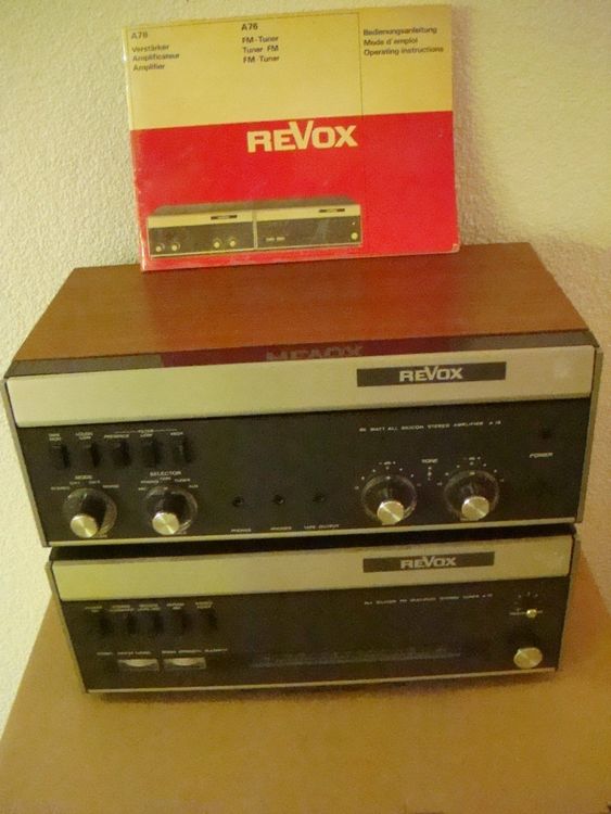 Revox A77 Tonband - A78 und A76 FM-Tuner (Gebraucht) in Neuenegg für CHF 250 – mit Lieferung auf ...
