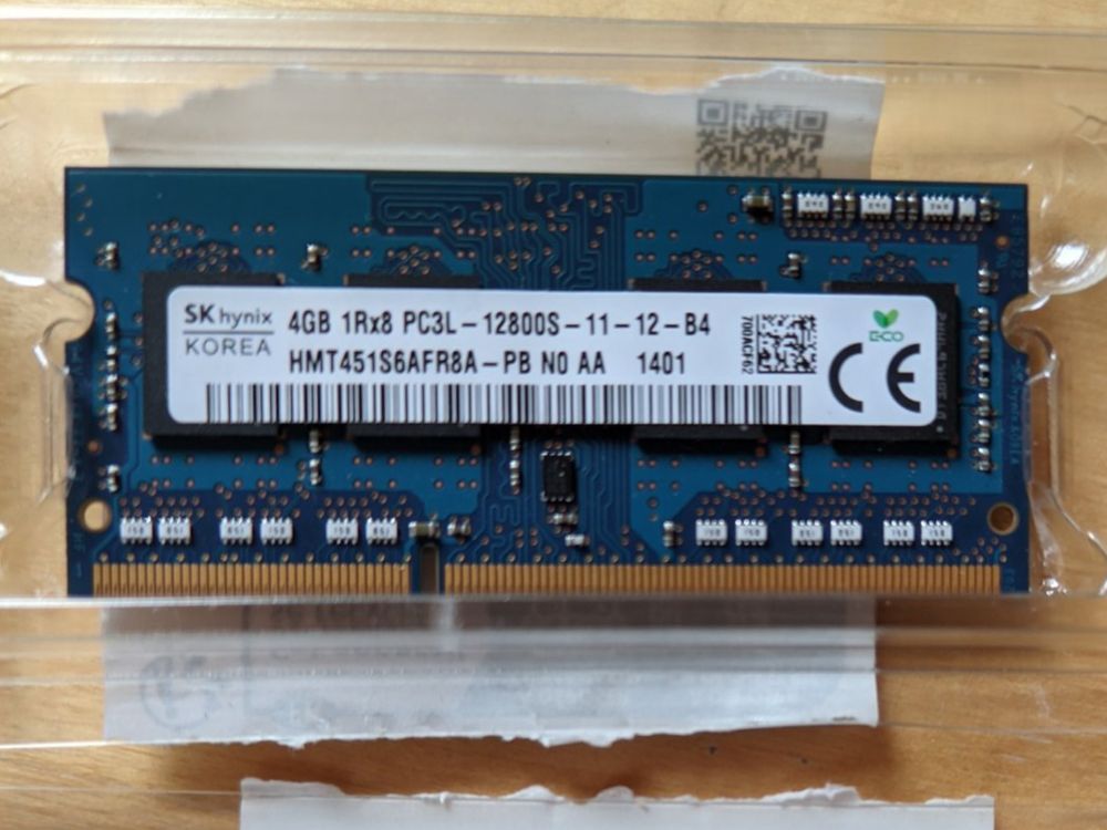Barrette Mémoire RAM SK Hynix 4GB PC3L (2/2) (D'occasion) à Buchillon ...