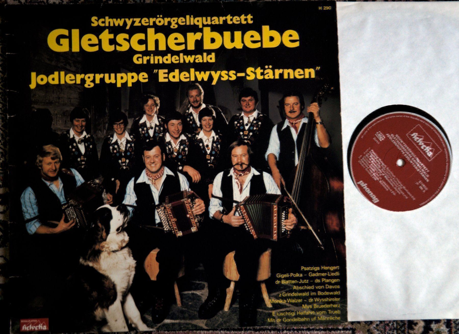 Gletscherbuebe Schwyzerörgeliquartett Edelwyss-Stärnen LP 🛀 (Gebraucht) in Unterseen für CHF 9.9 ...