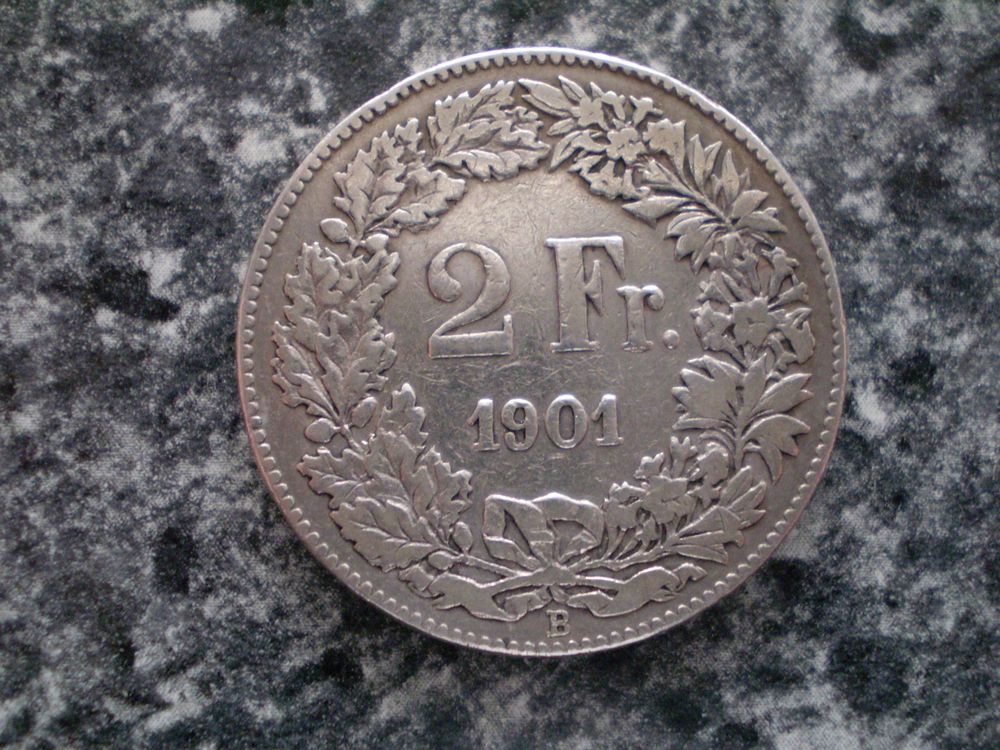 2 Fr.1901 !!! sehr, sehr Rar !!! Top Angebot !!! ab 1.- !!! (Gebraucht) in Dierikon für CHF 60 ...