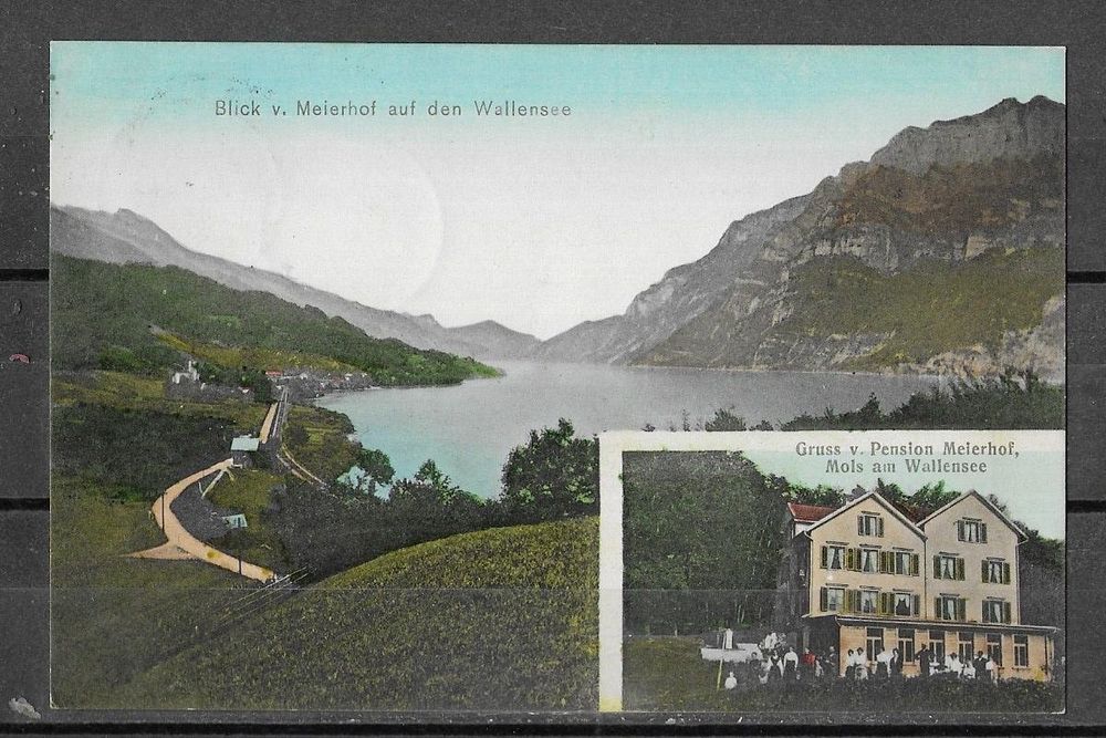 SG Mols 1912 mit Pension Meierhof Blick auf Walensee | Kaufen auf Ricardo