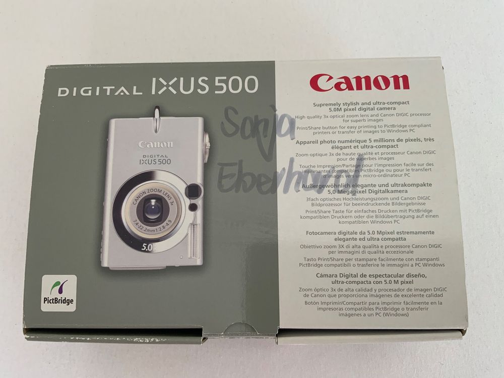Digitale Fotokamera IXUS 500 von Canon | Kaufen auf Ricardo