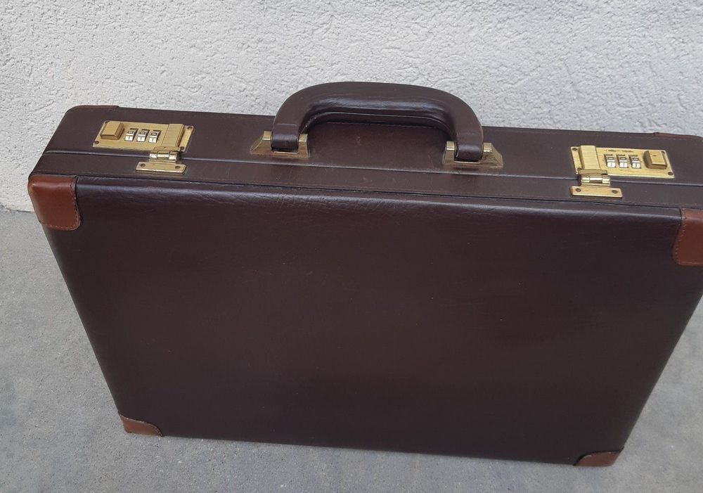 Aktenkoffer Leder braun | Kaufen auf Ricardo