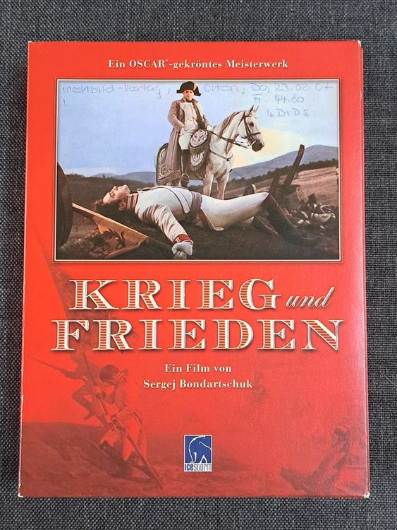 Krieg und Frieden, Sammler Boxset mit 4 DVDs und Booklet | Kaufen auf ...