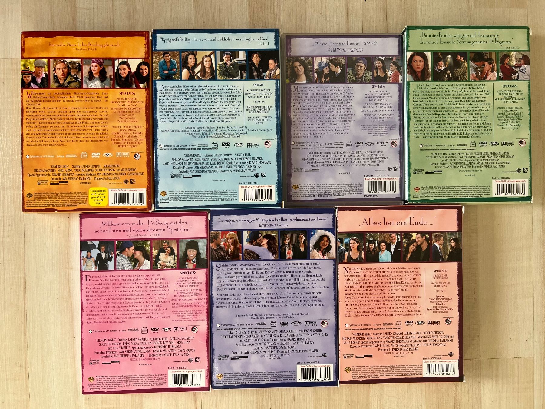 Gilmore Girls, komplette Serie, Staffel 1-7, DVD Box (Gebraucht) in ...