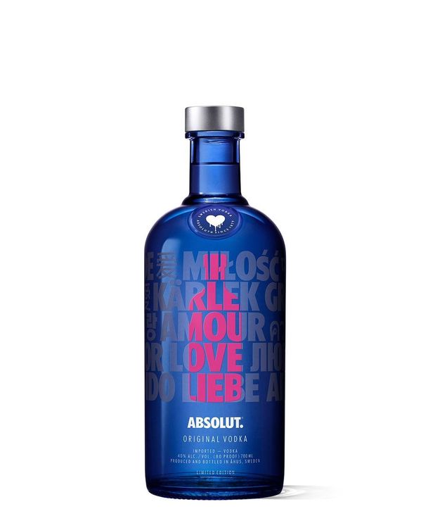 Absolut Vodka "Drop of Love – Pink" Limited Edition (Neu und ...