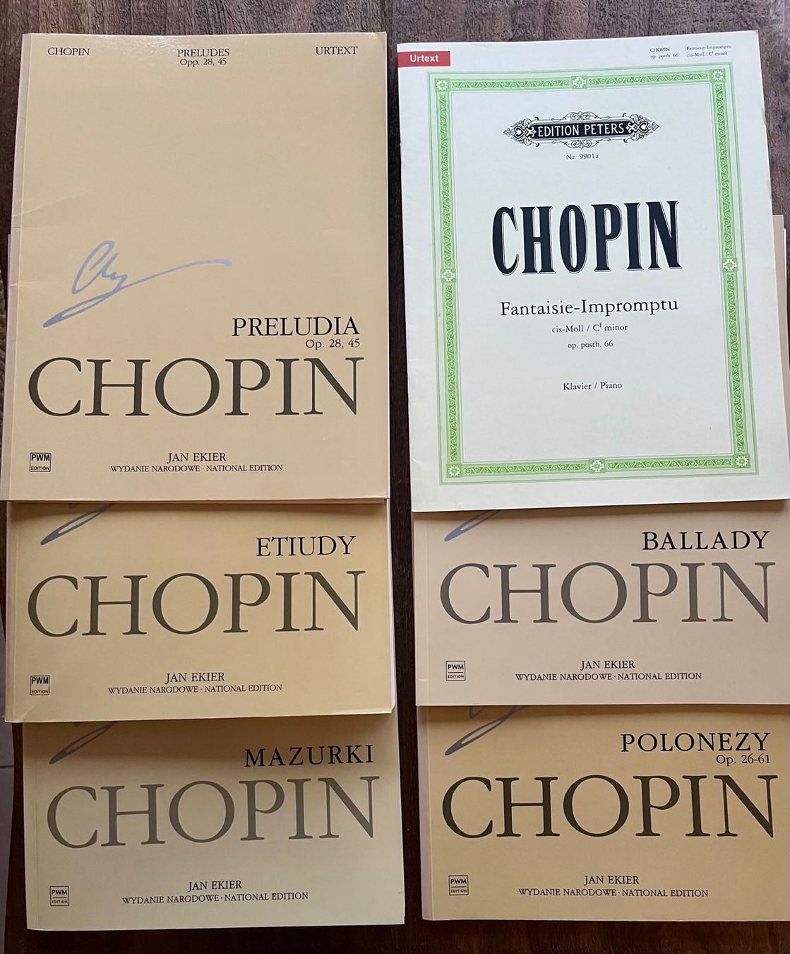 19 Notenhefte Neu/Gebr. Chopin Bach Beethoven Händel Bruch.. (Neu ...