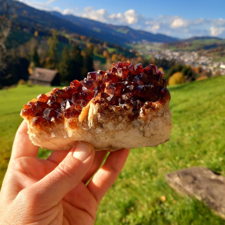 Citrin Quarz Druse Edelstein 804g (Gebraucht) in Ebnat-Kappel für CHF ...