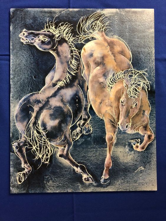 HANS ERNI PFERDE LITHO KERAMIK Nr SIG | Kaufen auf Ricardo