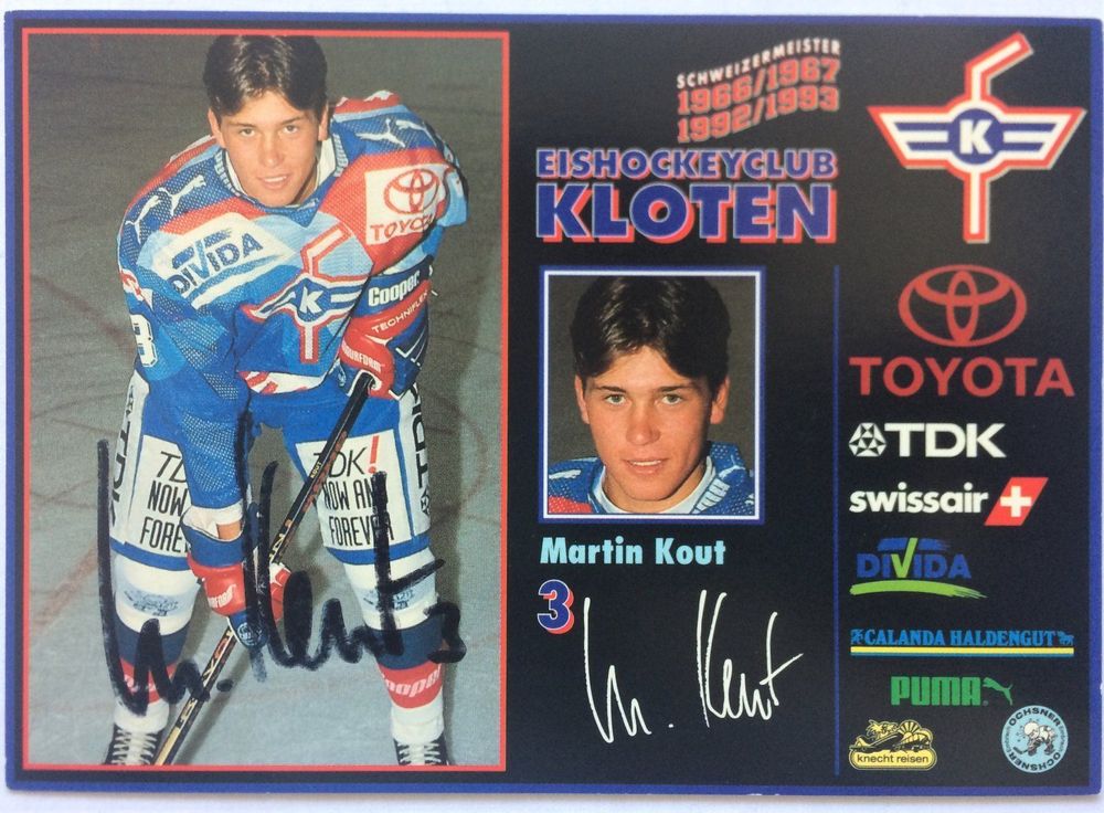 Originalautogramm - MARTIN KOUT | Kaufen auf Ricardo