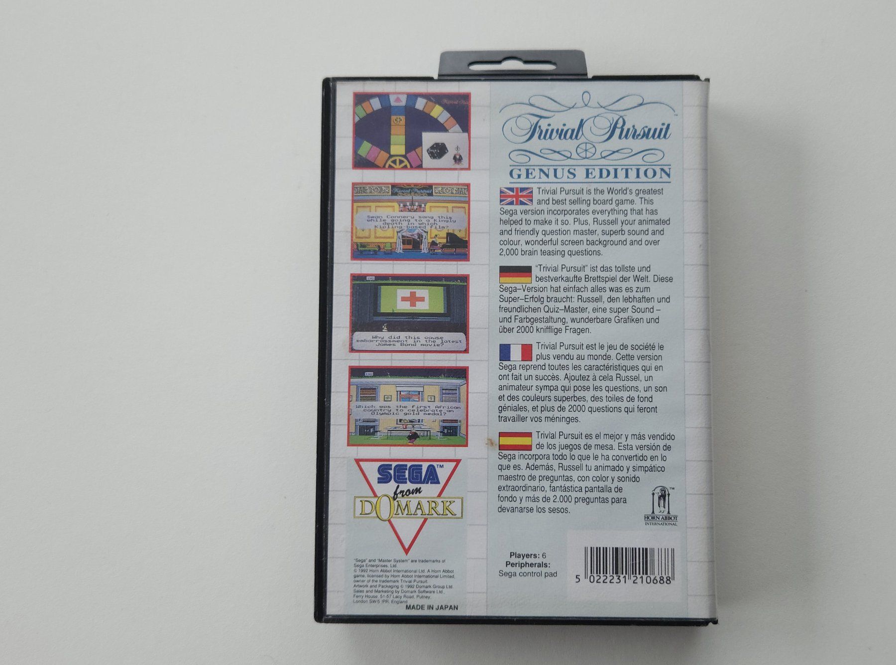 Trivial Pursuit - Master System (Gebraucht) in Autigny für CHF 1 – mit ...