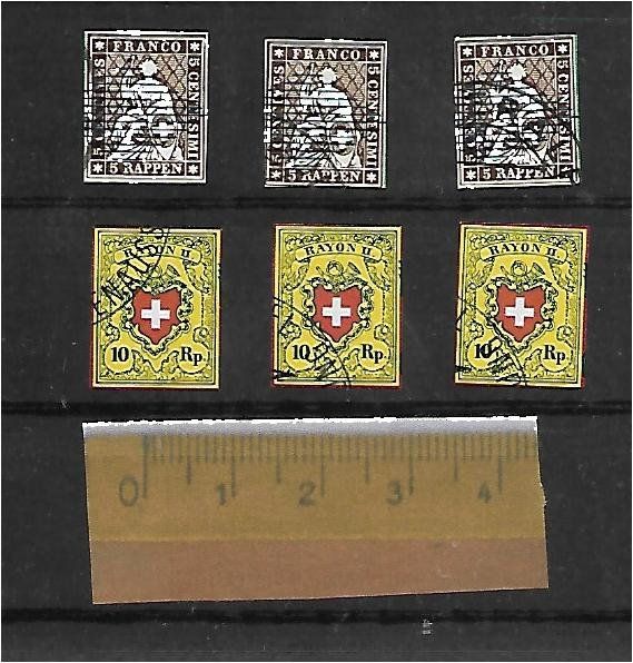 ECHT : Die 3 kleinsten Strubel + Rayon-II-Marken (Gebraucht) in Reinach ...