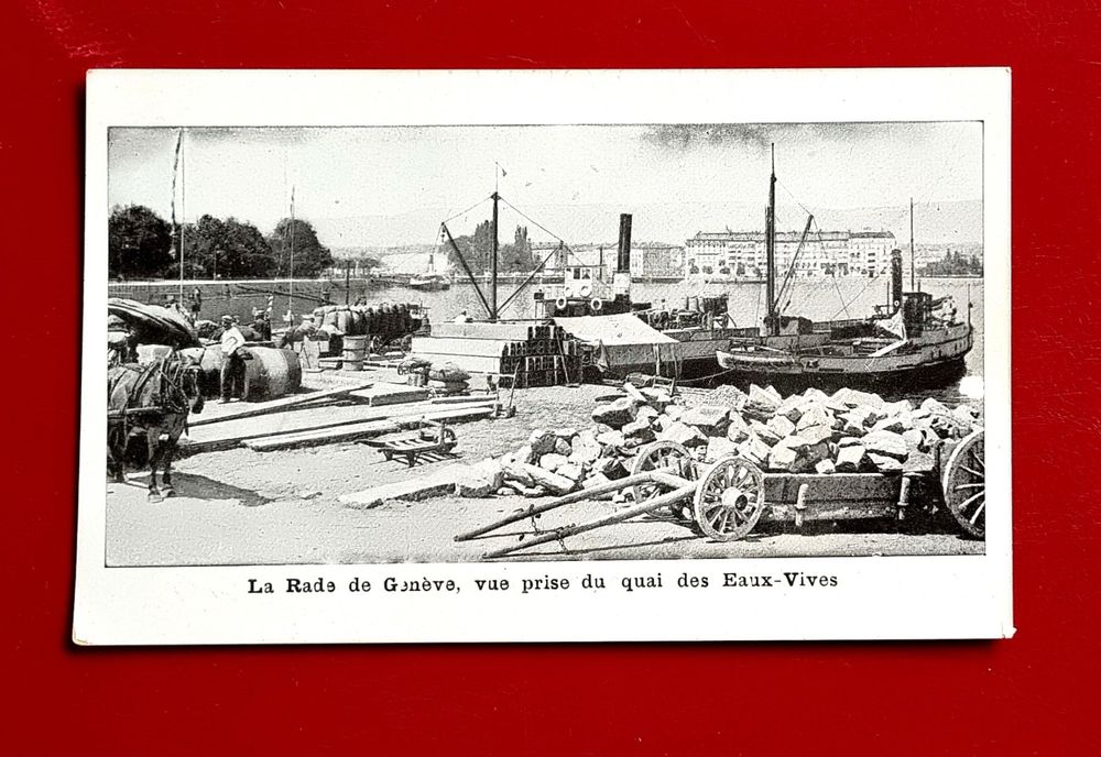 Rade de Geneve - Bauarbeiten - Dampfschiffe (Gebraucht) in Rothrist für ...