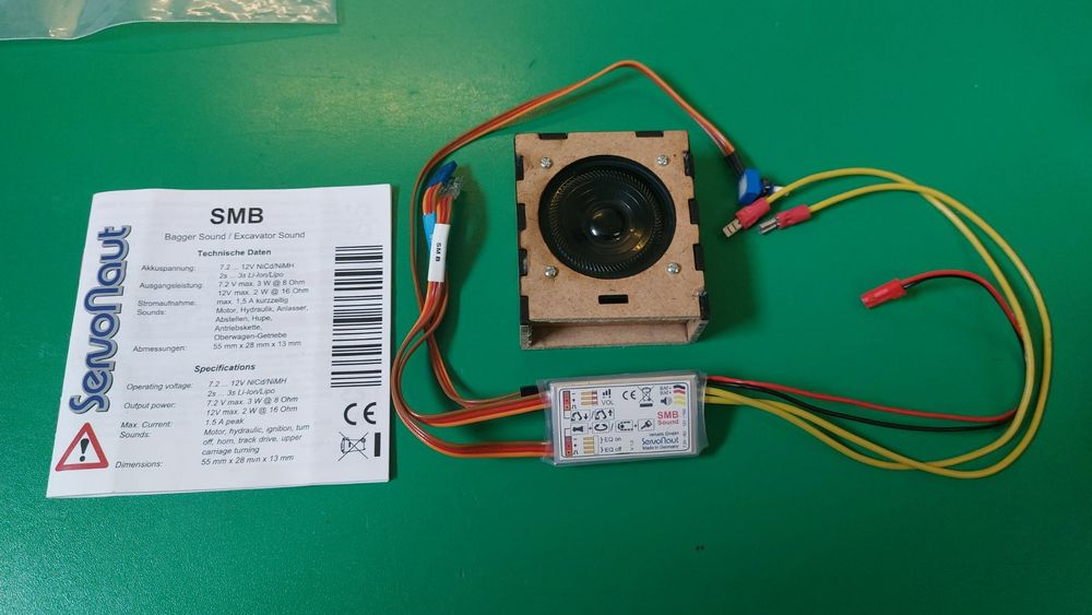 Servonaut SMB mit Lautsprecher - Soundmodul für RC Bagger (Gebraucht ...