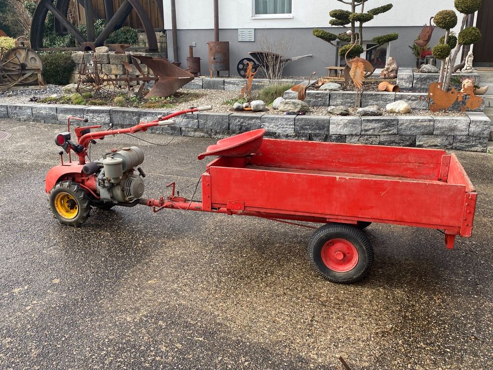 Einachser mit Anhänger / Motormäher mit Balken / Aebi AM10 (Gebraucht) in Worben für CHF 750 ...