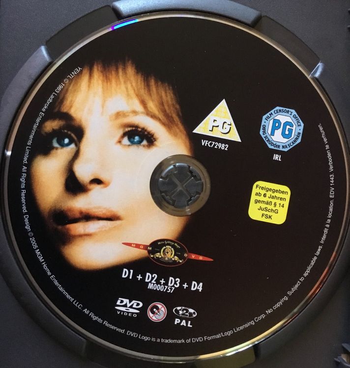 Yentl - Barbara Streisand 1983 DVD - Kult Klassiker - LGBTQ | Kaufen auf Ricardo