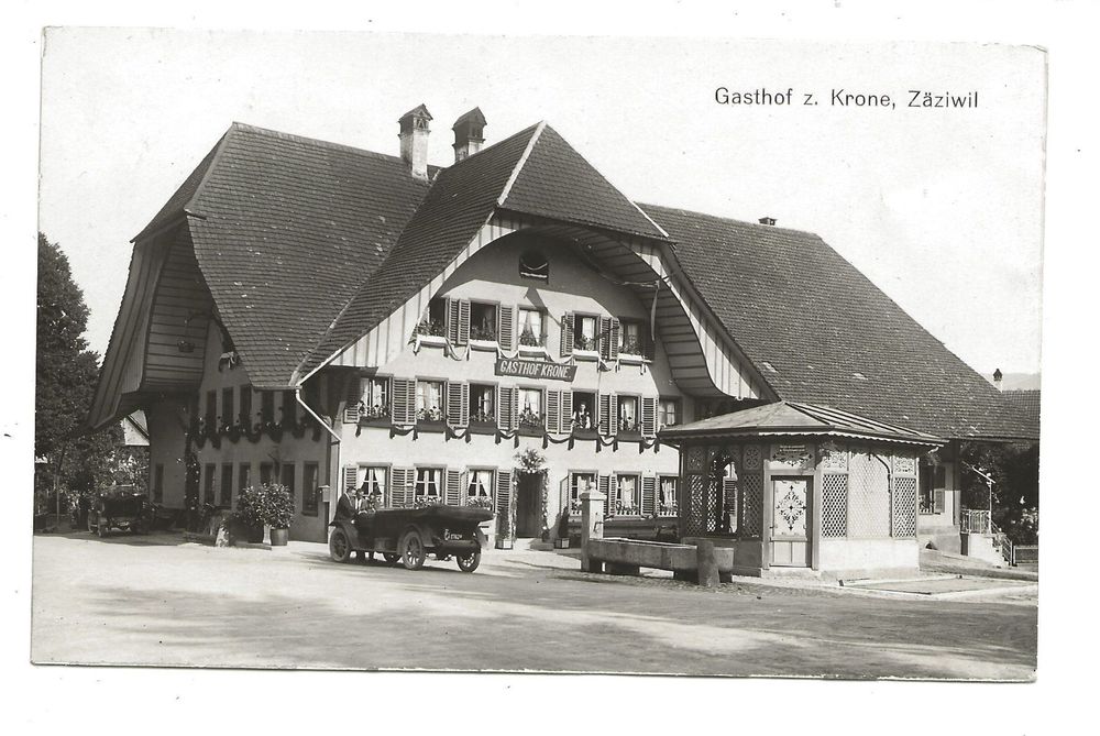 Zäziwil Be Gasthof Zur Krone Oldtimer Auto 1926 Kaufen Auf Ricardo