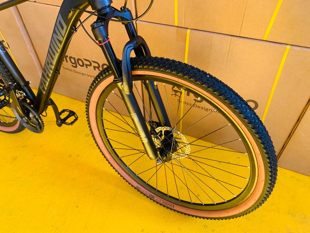 29 Zoll Mountainbike 21-Gang Shimano Parts MATT-SCHWARZ NEU (Neu und ...