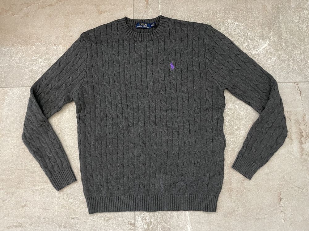 !! 1 CHF !! Ralph Lauren Stylischer Zopfmusterpullover Gr. M | Kaufen ...