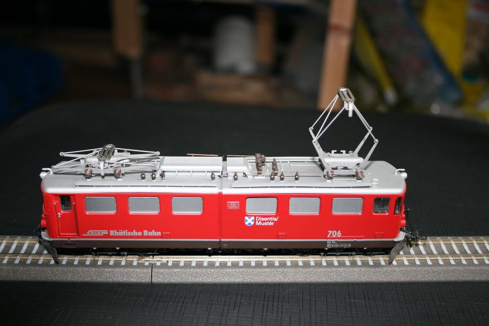 Bemo 1254 126 RhB Ge 6/6 II 706 Disentis digital rot | Kaufen auf Ricardo