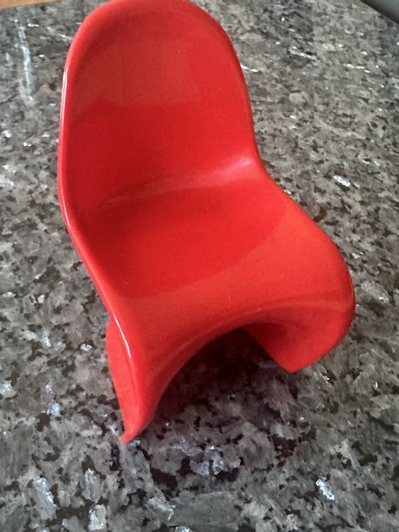 Panton Chair Vitra Miniatur Rot Design Klassiker (Gebraucht) in ...