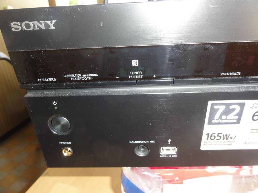 SONY SDR-DN1080 AV 7.2 Receiver Top Ausstattung 7x 165 Watt | Kaufen ...