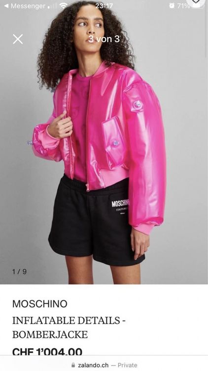 Moschino Designer Bomberjacke aufblasbar/Inflatable jacket (Neu (gemäss ...