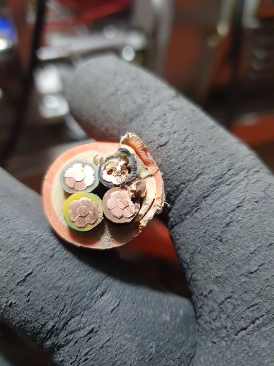 Kabel 4G16 4x16 3LNPE 16.5m Verlegekabel Installationskabel (Gebraucht ...